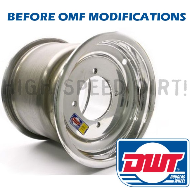 OMF Polaris Outlaw IRS 500/525 9x8 Rear Rim