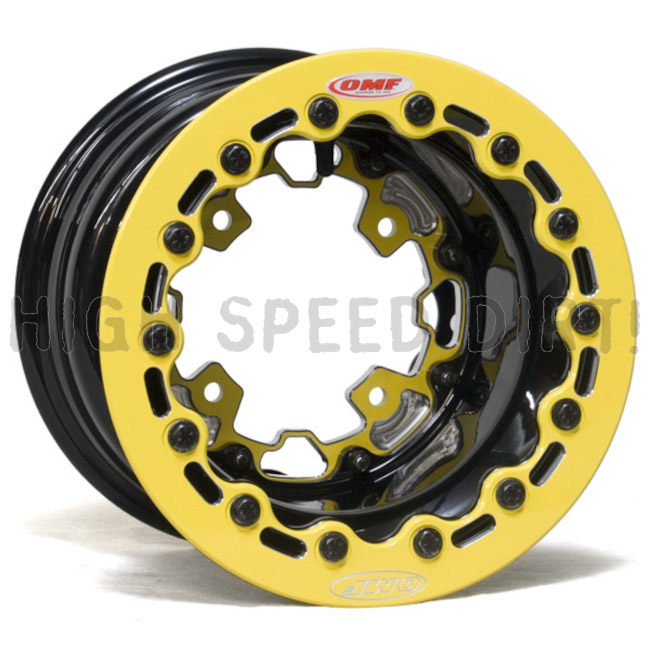 OMF Performance ATV 9x8 Rear Dual Beadlock 10x5 Front Billet Center ...