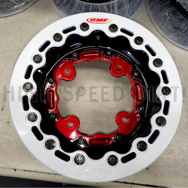 OMF Performance ATV 8x8 9x8 Rear 10x5 Front Billet Center Beadlock ...
