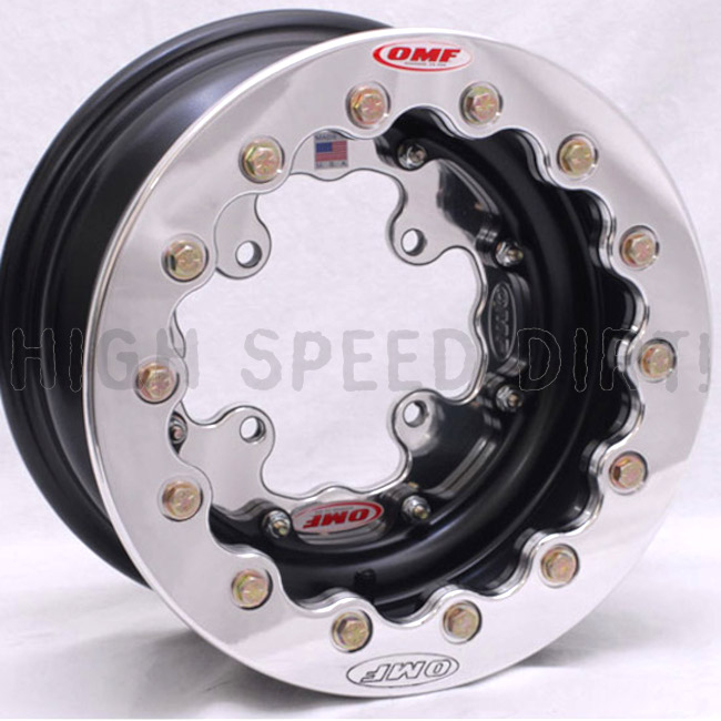 OMF Performance ATV 8x8 9x8 Rear 10x5 Front Billet Center Beadlock ...