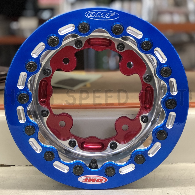 OMF Ultralite Billet Center SuperLite Highlighted Beadlock Set