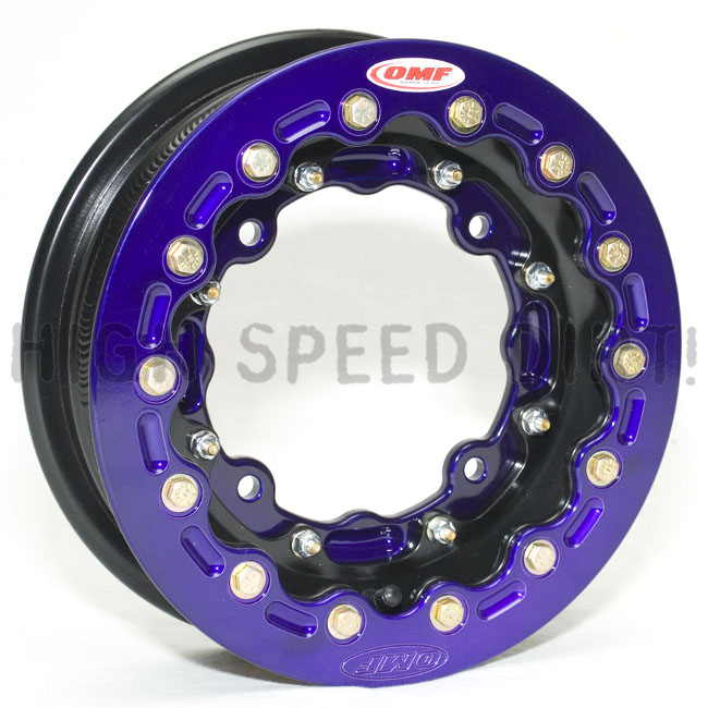 OMF ATV 8, 9, 10 inch Rear Rim Ultralite Billet Center SuperLite ...