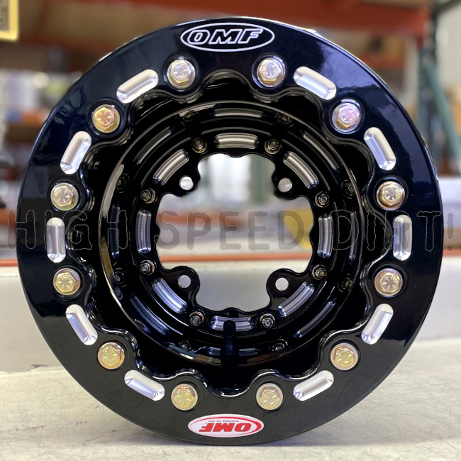 OMF Performance ATV 9x8 Rear Dual Beadlock 10x5 Front Billet Center ...