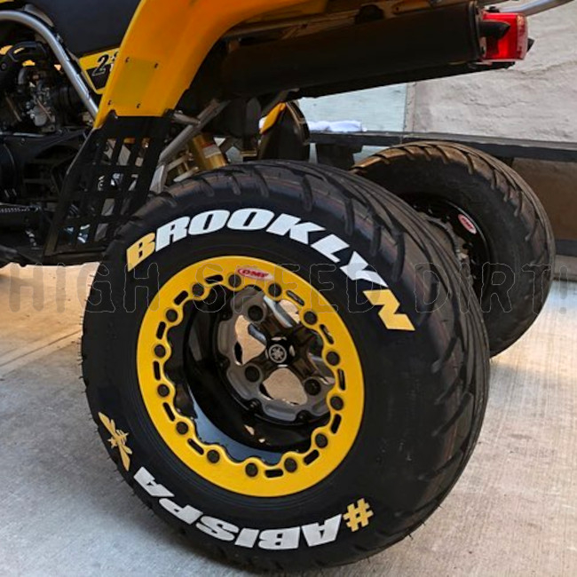 OMF Performance ATV 9x8 Rear Dual Beadlock 10x5 Front Billet Center ...