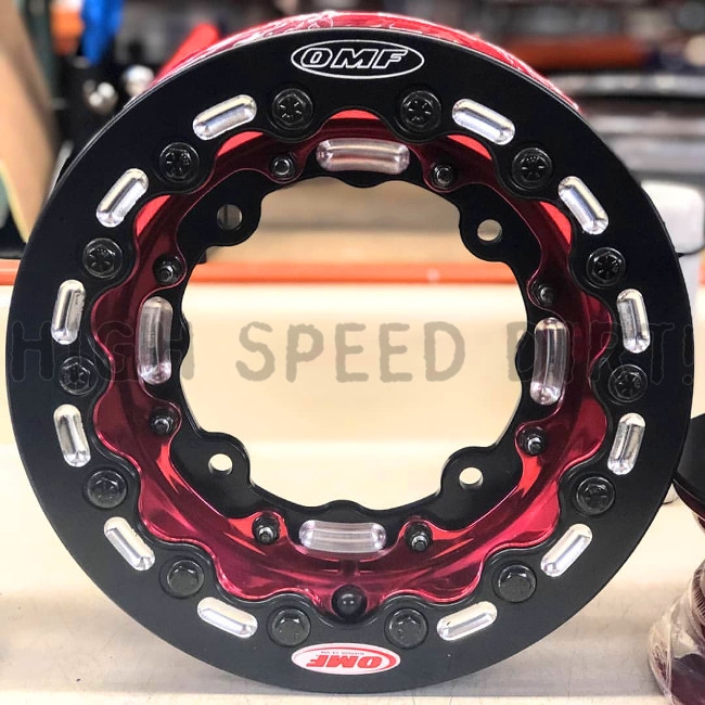 OMF Performance ATV Front & Rear Ultralight Highlighted Billet Center ...