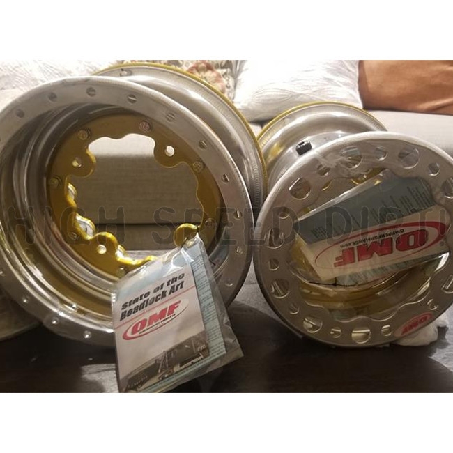 OMF Performance ATV Rear and Front Ultralight Highlighted Billet Center ...