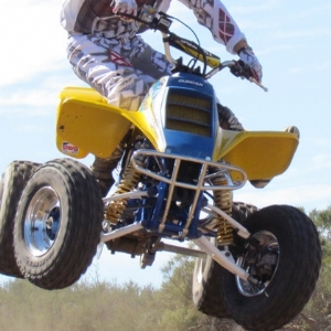 Suzuki LT250R Duncan Racing Chrome Front Bumper DR-0250