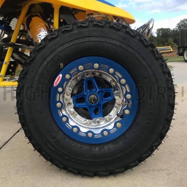 OMF Suzuki LT500 10x5 Rim Ultralite Billet Center Drain Beadlock
