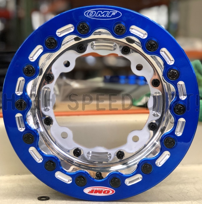 OMF Performance ATV Front & Rear Ultralight Highlighted Billet Center ...