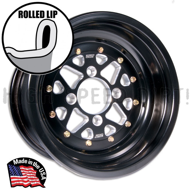 DWT Racing Sector 15x8 4.5+3.5 Rolled Lip Wheels
